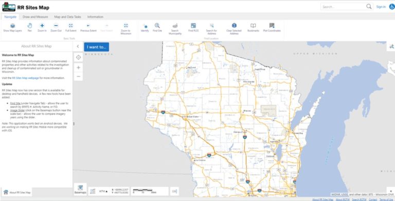 New Features for RR Sites Map
